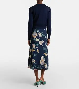 Erdem Floral Midi Skirt