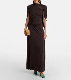 Rachel Gilbert Aether Draped Jersey Gown