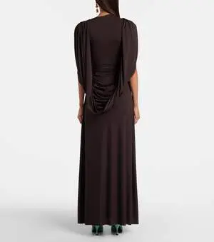 Rachel Gilbert Aether Draped Jersey Gown