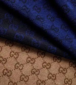 Gucci Gg Cotton Terry Towel - Blue