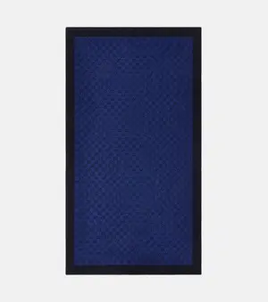 Gucci Gg Cotton Terry Towel - Blue