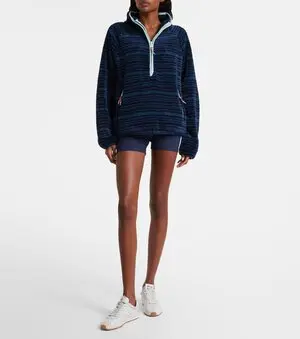 The Upside Harlow Fleece Half-zip Sweatshirt - Blue