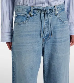 FRAME Off Duty Wide-leg Jeans - Blue