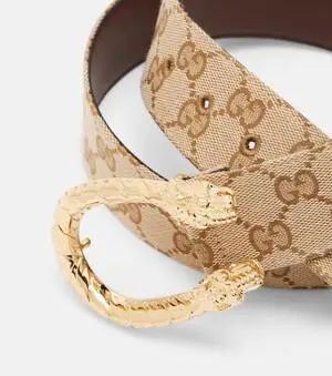 Gucci Dionysus Gg Canvas Belt - Beige