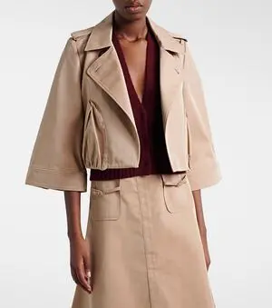 Dorothee Schumacher Cropped Double-breasted Jacket