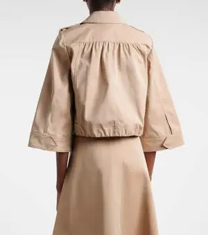 Dorothee Schumacher Cropped Double-breasted Jacket