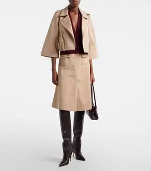 Dorothee Schumacher Cropped Double-breasted Jacket