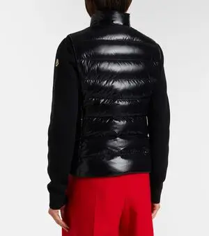 Moncler Ghany Quilted Down Vest - Black