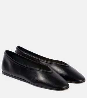 LE MONDE BERYL Le Monde Beryl Leather Ballet Flats