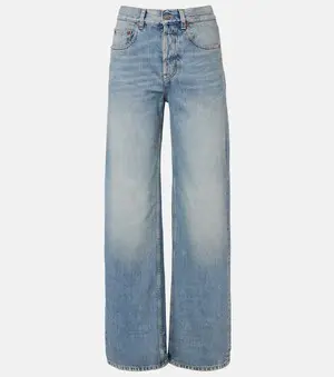 Saint Laurent Neo '90s Wide-leg Jeans - Blue