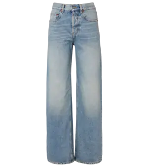 Saint Laurent Neo '90s Wide-leg Jeans - Blue