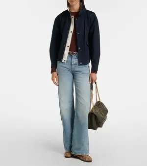 Saint Laurent Neo '90s Wide-leg Jeans