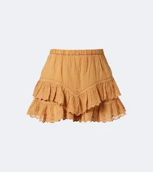 MARANT ETOILE Cotton Shorts - Beige