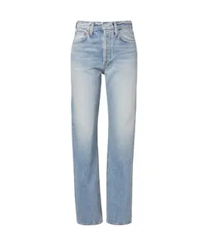 AGOLDE Kelly Straight Jeans In Vint Tint Ind - Blue