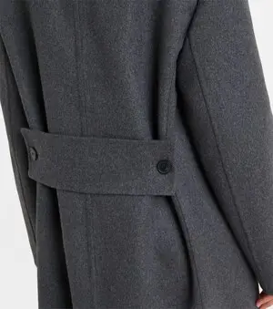 Victoria Beckham Double-breasted Wool-blend Coat