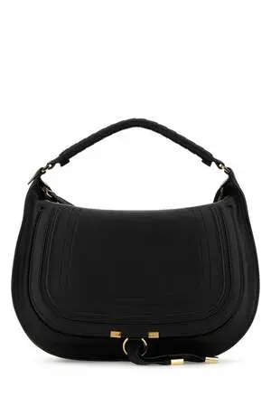 Chloé Marcie Shoulder Bag - Black
