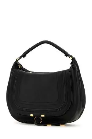 Chloé Marcie Shoulder Bag - Black