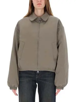 Our Legacy Cropped Avenue Puffa Jacket - Black