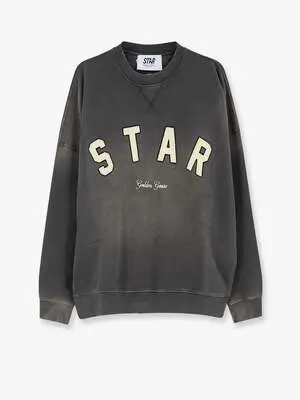 GOLDEN GOOSE Cotton Sweatshirt With Front Logo - Multicolor