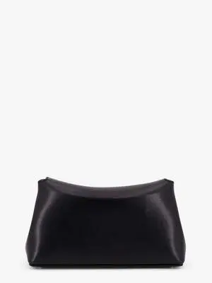 TOTEME Mini T-lock Leather Clutch - Black