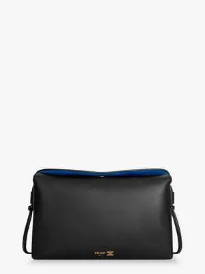 Celine Trio Leather Crossbody Bag - Black