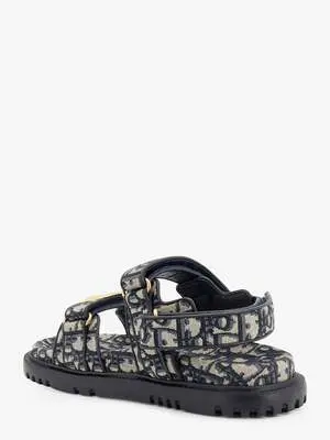 Dior Oblique Jacquard Fabric Sandals - Multicolor