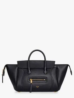Celine Luggage Leather Crossbody Bag - Black