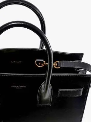 Saint Laurent Baby Sac De Jour Leather Handbag With Padlock - Multicolor