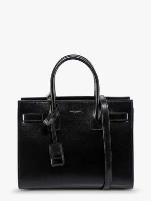 Saint Laurent Baby Sac De Jour Leather Handbag With Padlock - Multicolor
