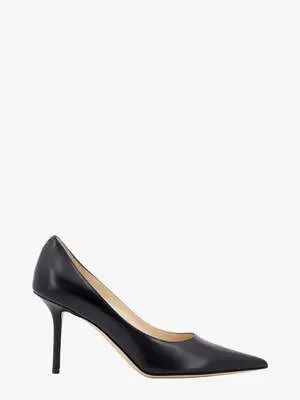 JIMMY CHOO Love 85 Leather Pointed Toe Stiletto Pumps - Black