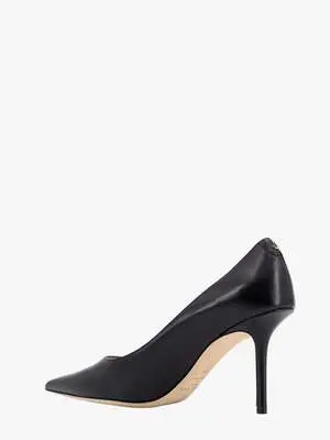 JIMMY CHOO Love 85 Leather Pointed Toe Stiletto Pumps - Black