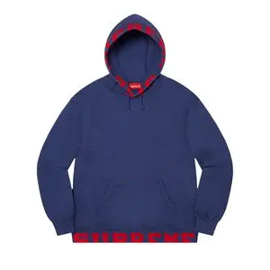 Supreme Cropped Logos Hooded Sweatshirt