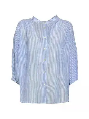 JCSOPHIE Lucca Striped Long-sleeve Shirt - Blue