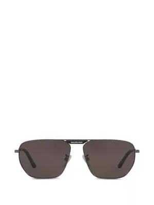 Balenciaga Rectangle-frame Sunglasses - Grey