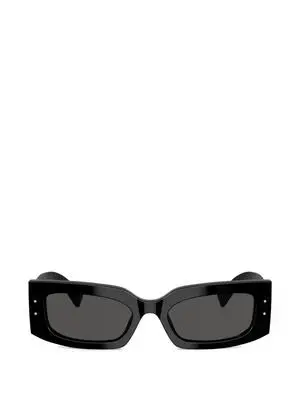 Dolce & Gabbana Rectangle Frame Sunglasses - Black