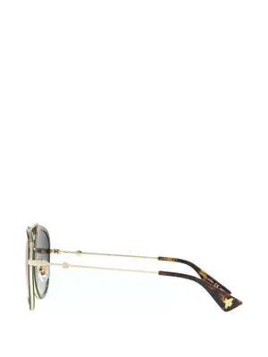 Gucci Gg Interlocking Pilot Sunglasses