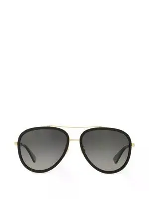 Gucci Interlocking Gg Bee Pilot Sunglasses