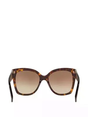 Gucci Tortoiseshell Rectangle-frame Sunglasses