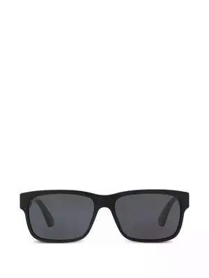 Gucci Rectangle Frame Sunglasses - Black