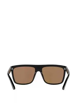 Gucci Rectangle Frame Logo Plaque Sunglasses