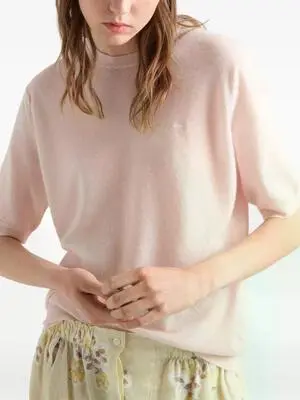Prada Short-sleeved Cashmere T-shirt