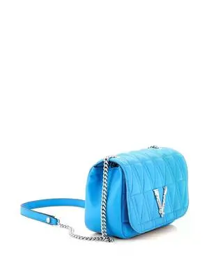 Versace Virtus Quilted Leather Mini Shoulder Bag