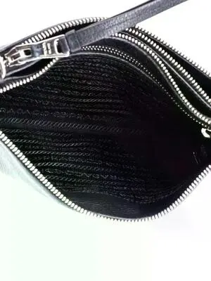 Prada Vitello Phenix Double Zip Small Crossbody Bag