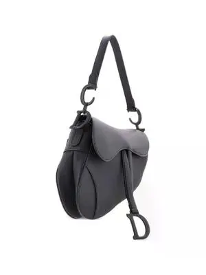 Dior Medium Saddle Shoulder Bag - Black