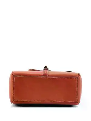 Celine 16 Top Handle Bag Smooth Calfskin Mini Satchel - Brown