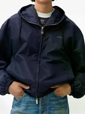 Versace Embroidered Nylon Windbreaker
