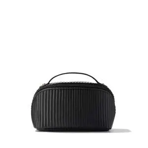 VIEVE Ribbed Mini Makeup Bag With Top Handle