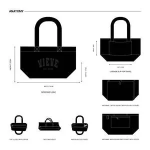 VIEVE The Varsity Tote 2.0 By