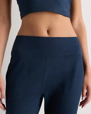 Quince Ultra-soft Mid-rise Joggers - Heather Navy