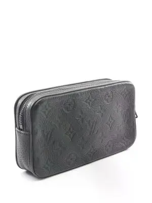 LOUIS VUITTON Monogram Taurillon Pochette Volga Clutch Bag